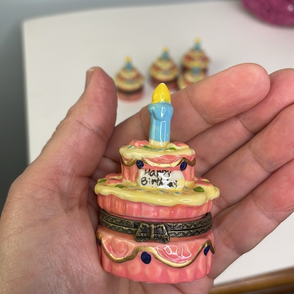 Other | Hand Painted Trinket Box Happy Birthday | Poshmark